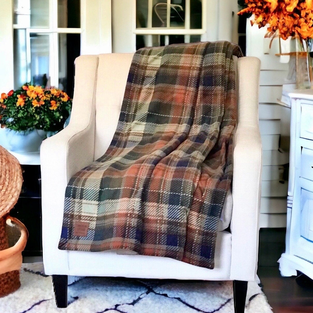 THROWS/LAP BLANKETS ~ Reversible Luxury Fleece Throws ~ Fall Fleece ...