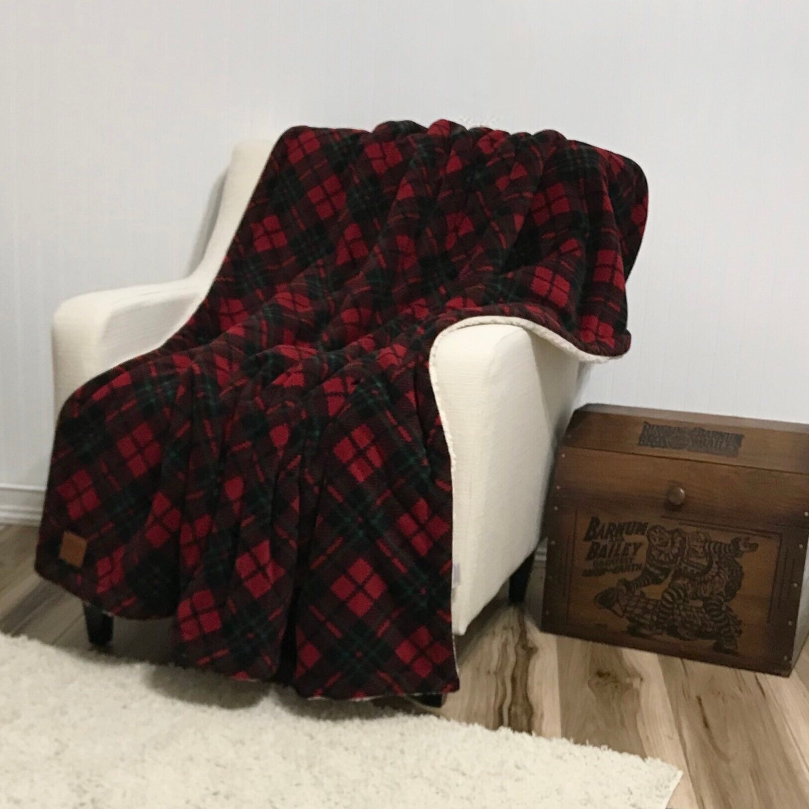 THROWS/LAP BLANKETS Reversible Fleece Throws Cabin Fleece - Etsy