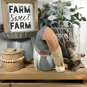 COUNTRY FARM GNOME, Gnomes, Slouchy Hat Gnomes, Ranch Gnomes, Farm ...