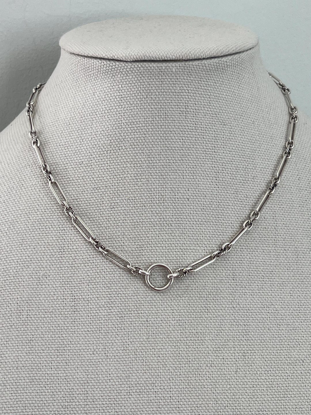David Yurman Paper Clip Necklace