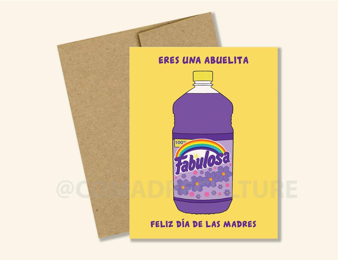 3 OPTIONS- Abuelita, Madrina, Mama Fabulosa, Dia De Las Madres Tarjeta ...