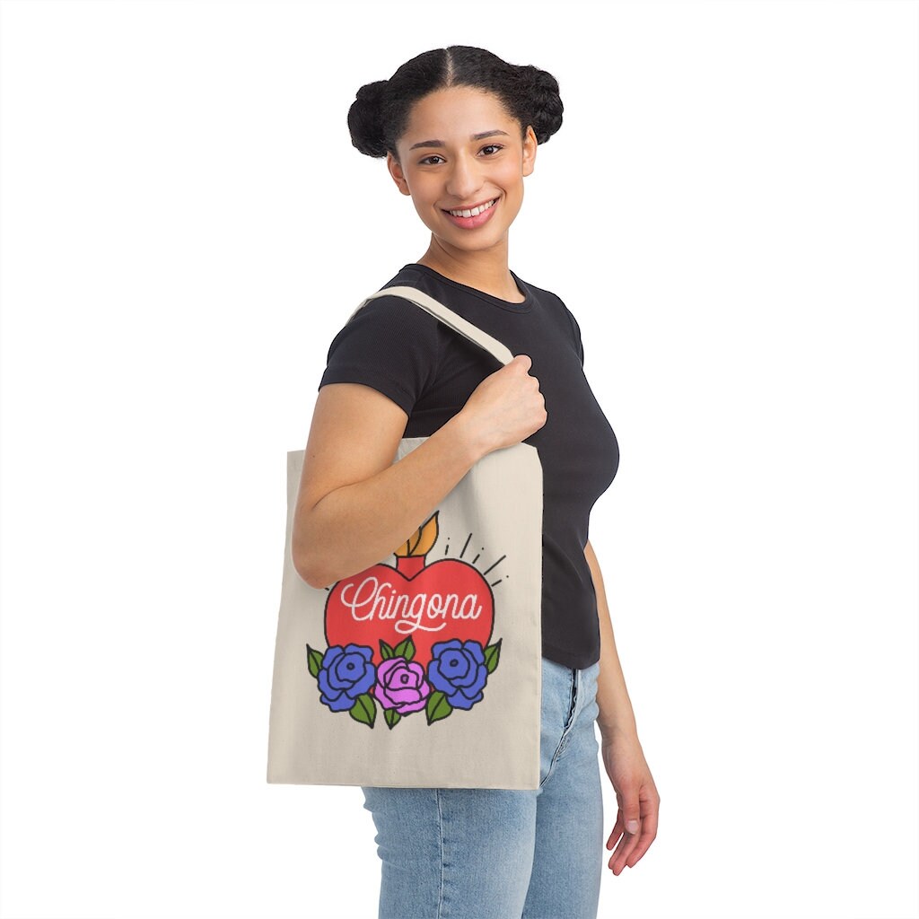 Chingona Canvas Tote Bag Bolsa Chingona Mercado Bag Latina - Etsy