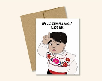 Happy Birthday Loser - Etsy