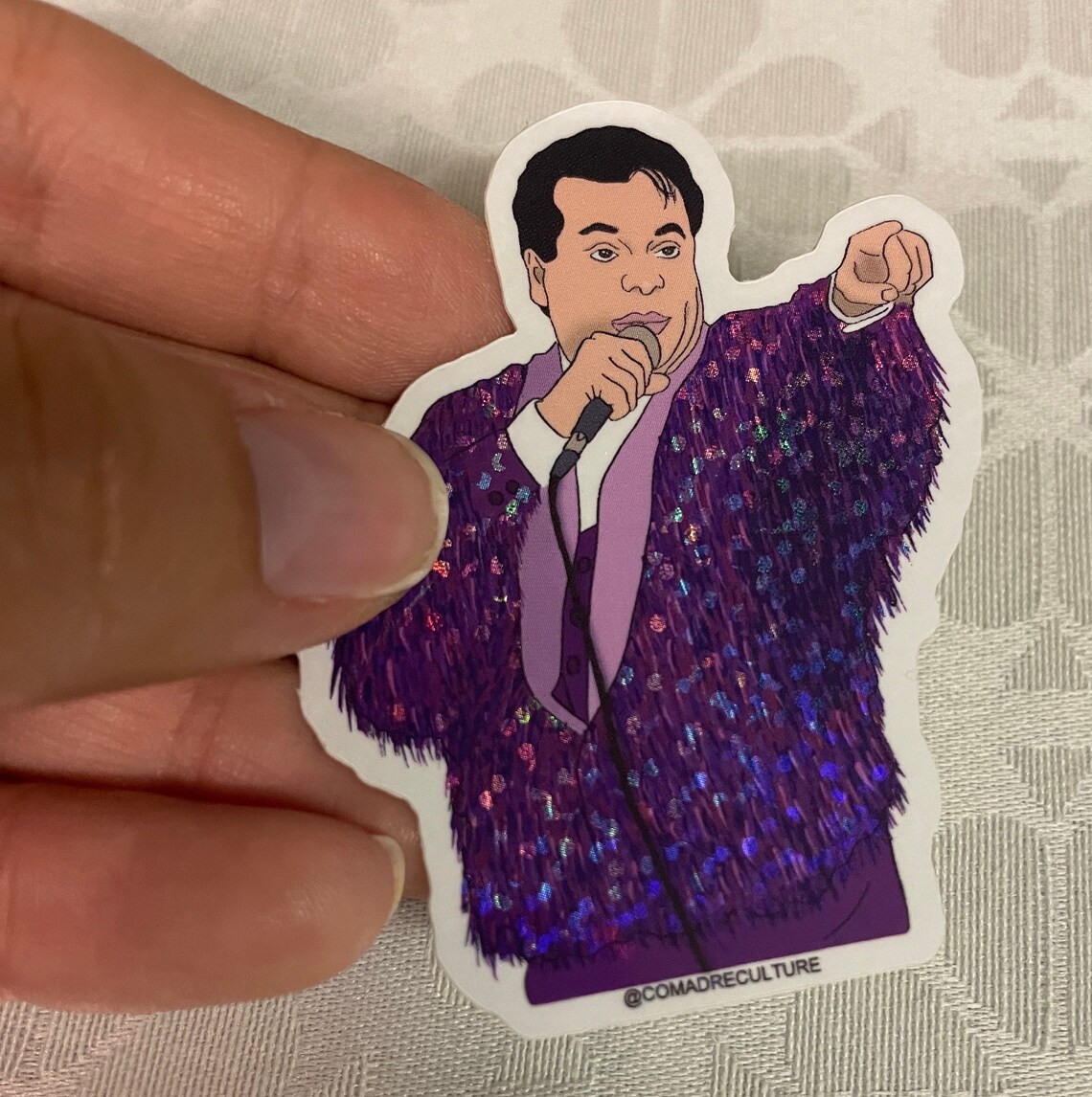 Juan Gabriel Glitter Sticker Juanga Calcomania De El Divo De | Etsy