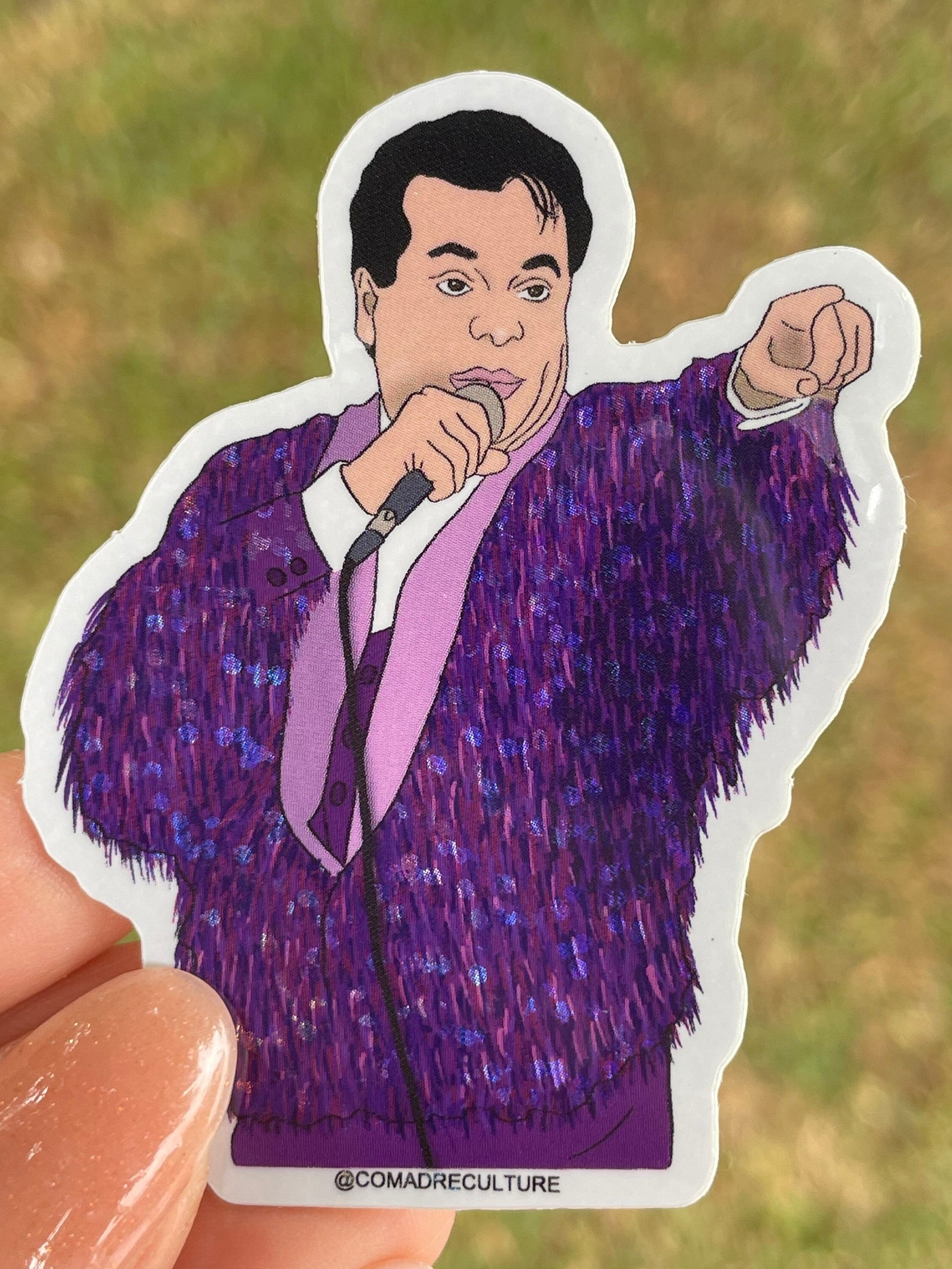 Juan Gabriel Glitter Sticker Juanga Calcomania De El Divo De | Etsy