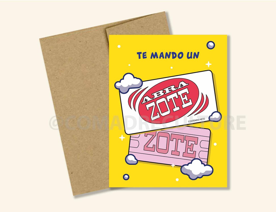 Te Mando Un Abrazote, Just Because Card, Te Extraño Card, Missing You ...