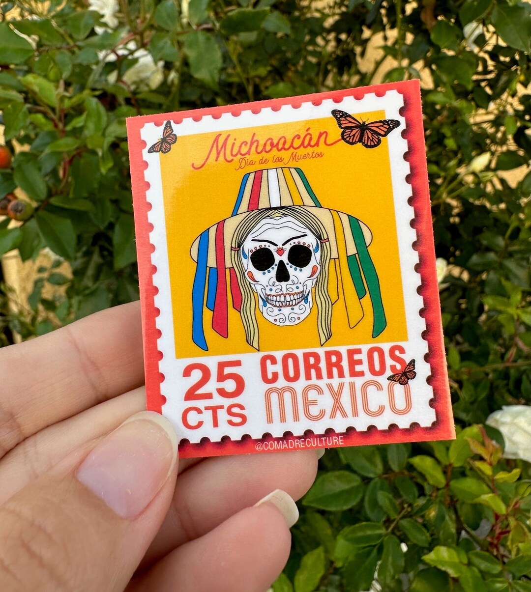 Michoacán Sticker, Calcomania, Correos Mexico, Latinx Stickers, Matte ...