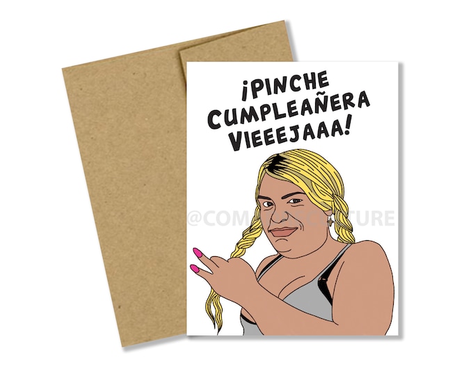 Wendy Guevara, Pinche Cumpleañer@ Vieeej@@@, Happy Birthday Card ...