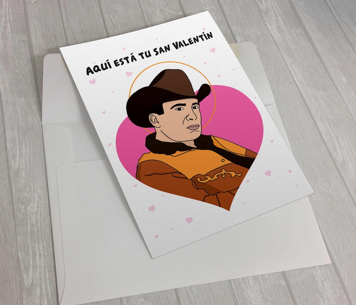 Aqui esta tu San Valentin Valentin Elizalde Febrero 14 | Etsy