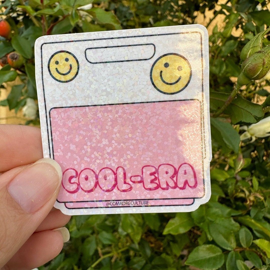 Cool-era Sticker, Calcomania, Halographic, Laminated, Cooler, Punny ...
