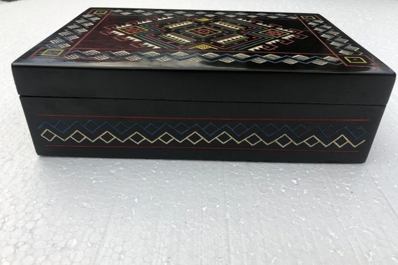Soviet wooden box,vintage jewelry box,jewelry box,dec… - Gem