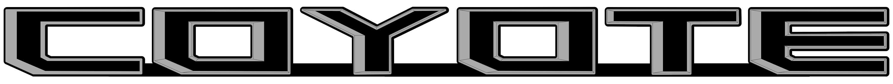 3D Printable Ford F150 "coyote" Badge - Letters W/base - Etsy