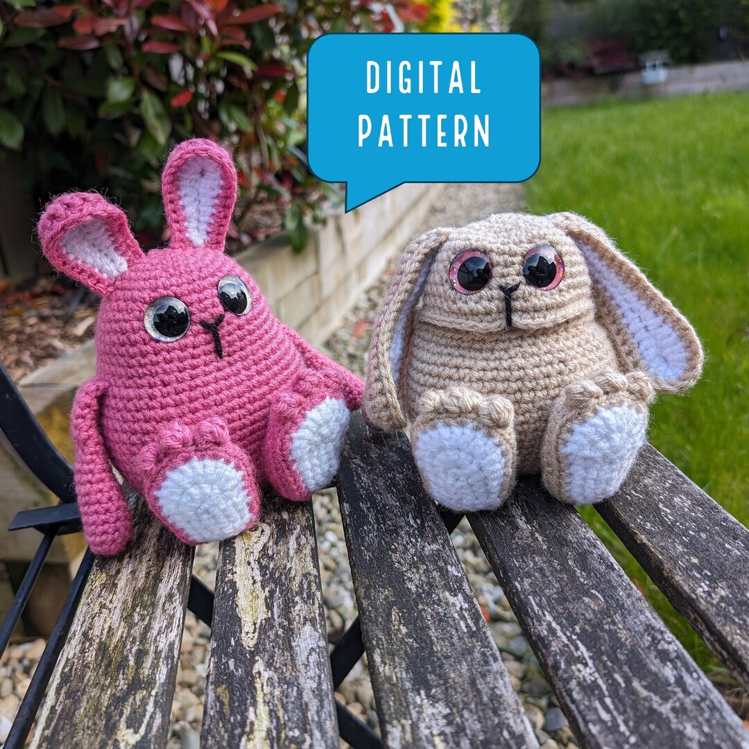 Worry Bunny Crochet Pattern PDF - Etsy