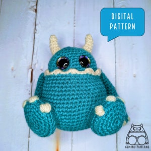 Worry Monster Crochet Pattern PDF - Etsy