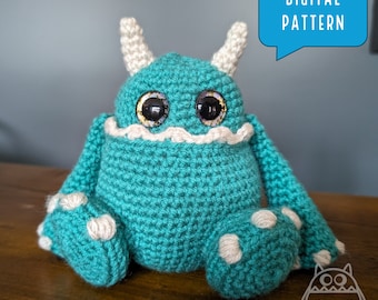 Worry Monster Crochet Pattern - Etsy