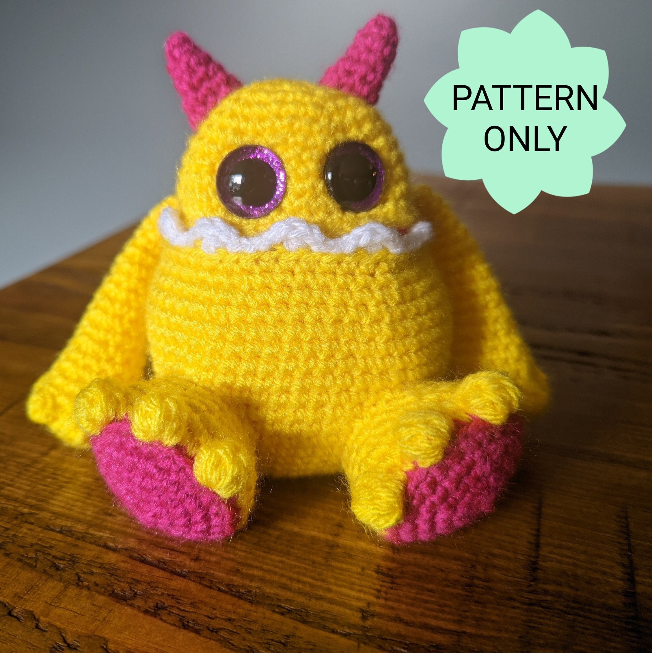 Worry Monster Crochet Pattern PDF - Etsy UK
