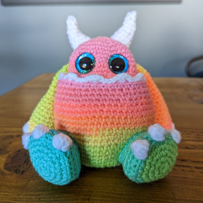 Worry Monster Crochet Pattern PDF - Etsy
