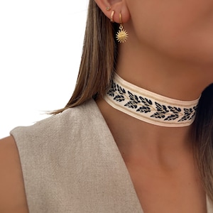 Thick Fabric Choker Etsy UK