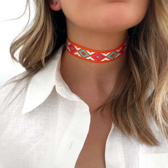 Fabric neck choker store