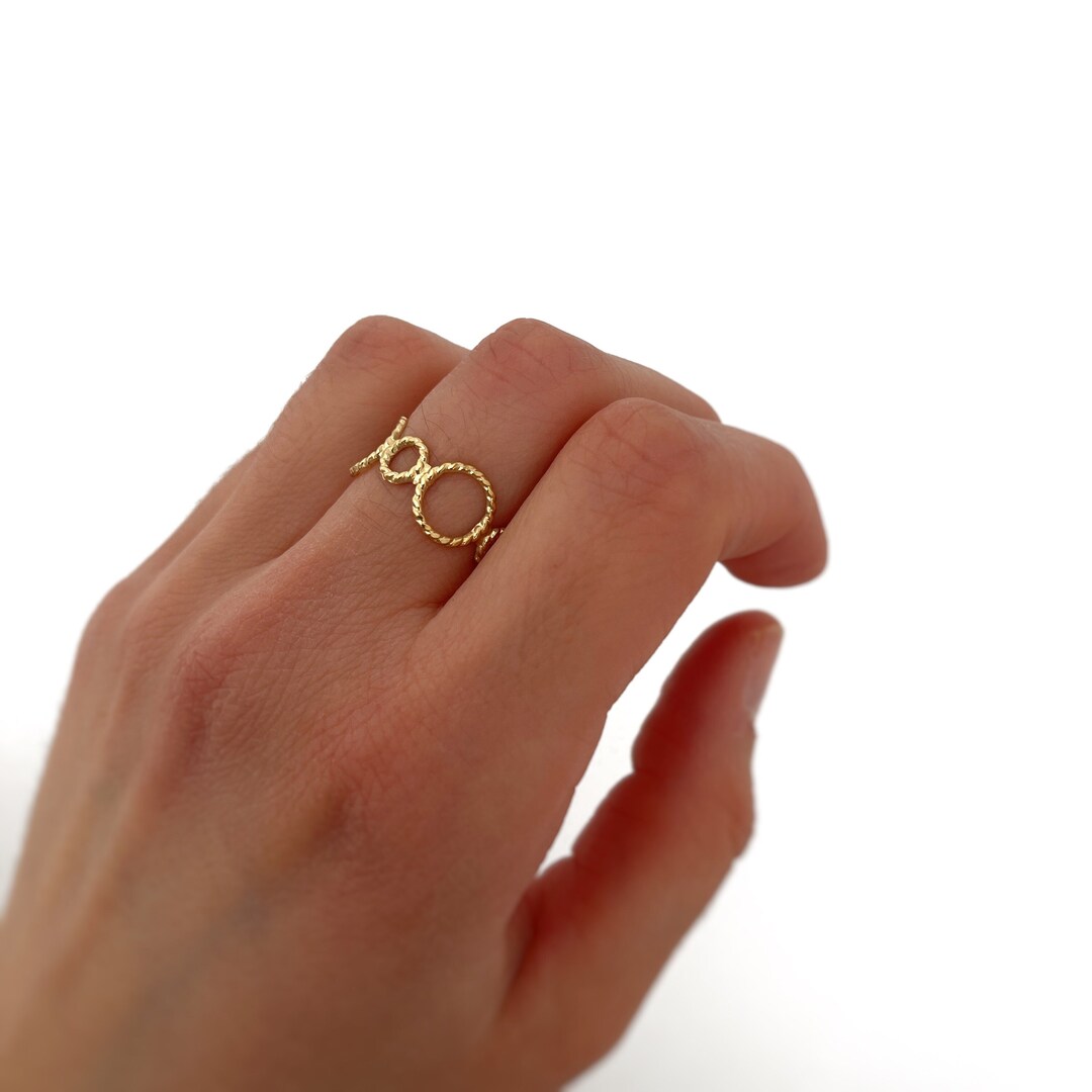Ring With Circle Shapes- Statement Rings - Minimalist - Jewelry ...