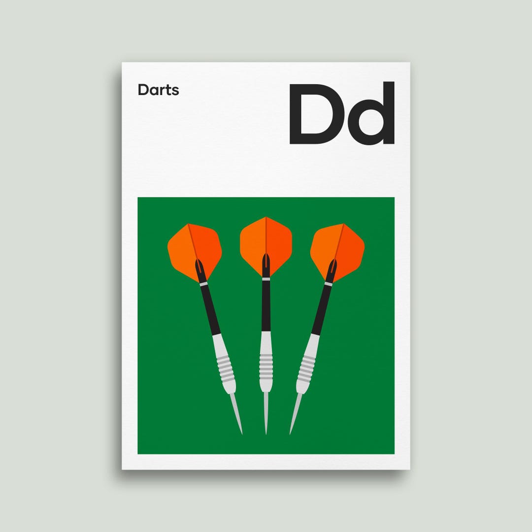 Darts Posters and Prints, Sports Gifts, Wall Art - Etsy