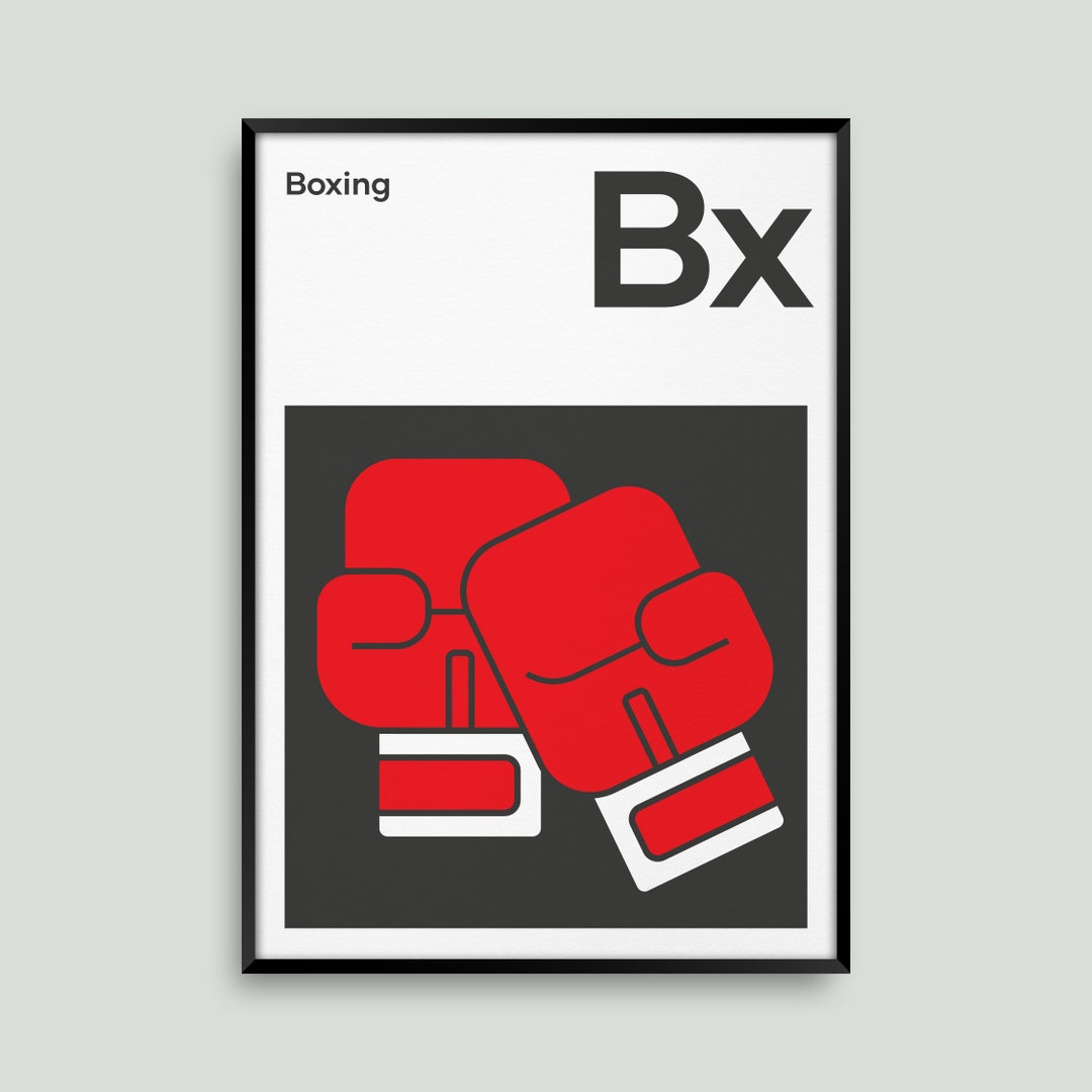 Boxing Posters, Great Gifts for Boxing Fans, 3 Sizes - Etsy