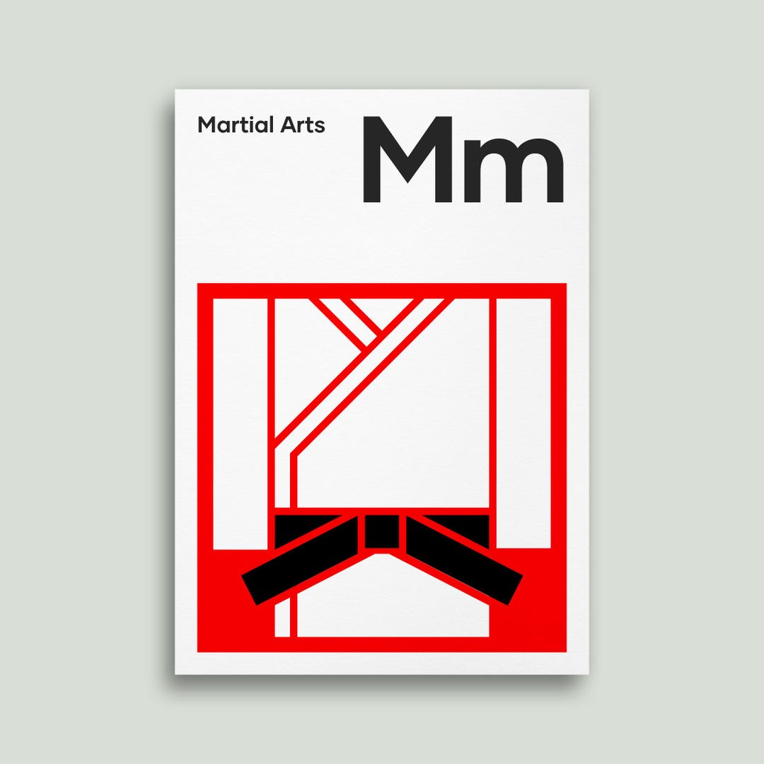 Martial Arts Posters and Prints, Sports Gifts, Wall Art - Etsy