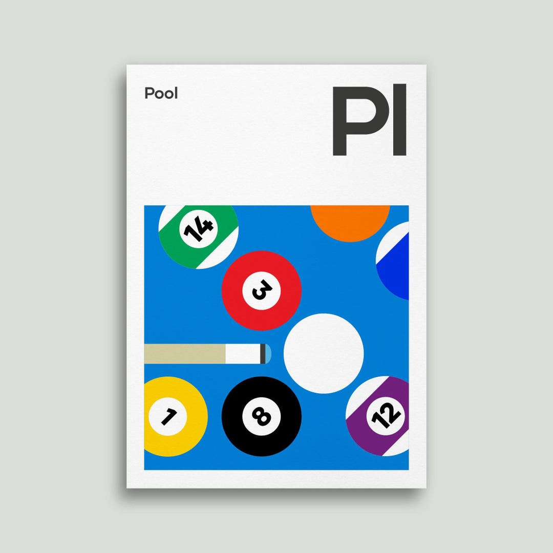 Pool Posters and Prints, Sports Gifts, Wall Art - Etsy
