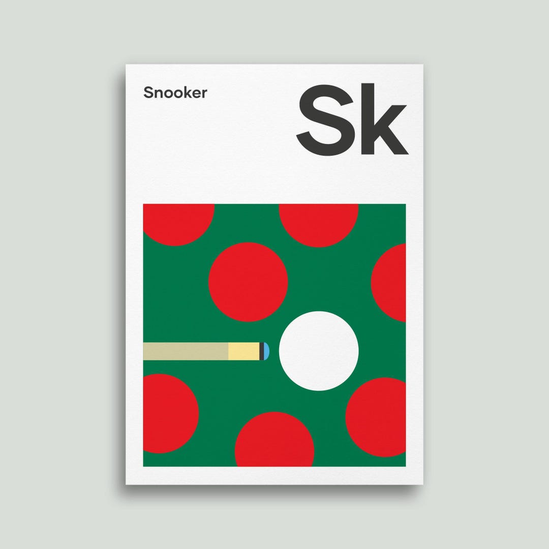 Snooker Prints and Posters, Great Gifts for Snooker Fans, Wall Art ...