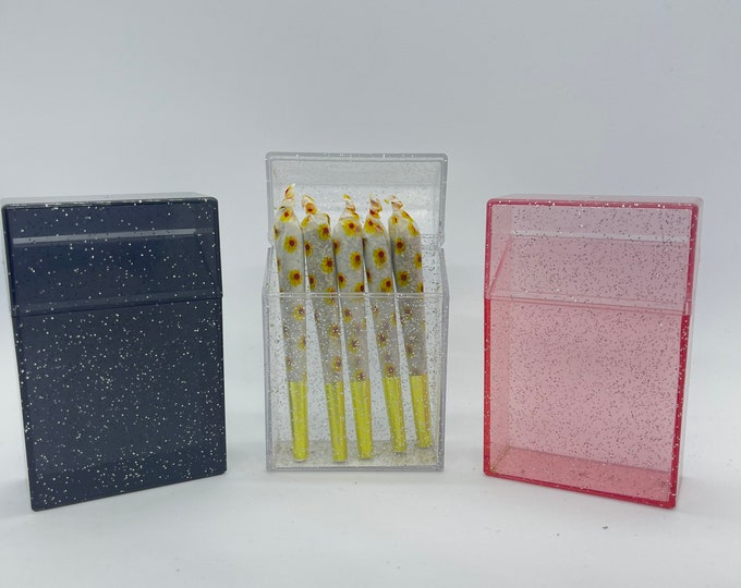 Sparkly Joint Holder // Cigarette Case // Joint/cigarette Case // 420 ...
