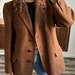 1980s Turquoise Two Tone Silk Oversized Blazer Size 12 or L - Etsy