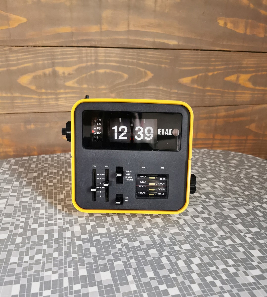 Vintage Flip Clock Elac RD 100 Folding Numbers Alarm Clock - Etsy