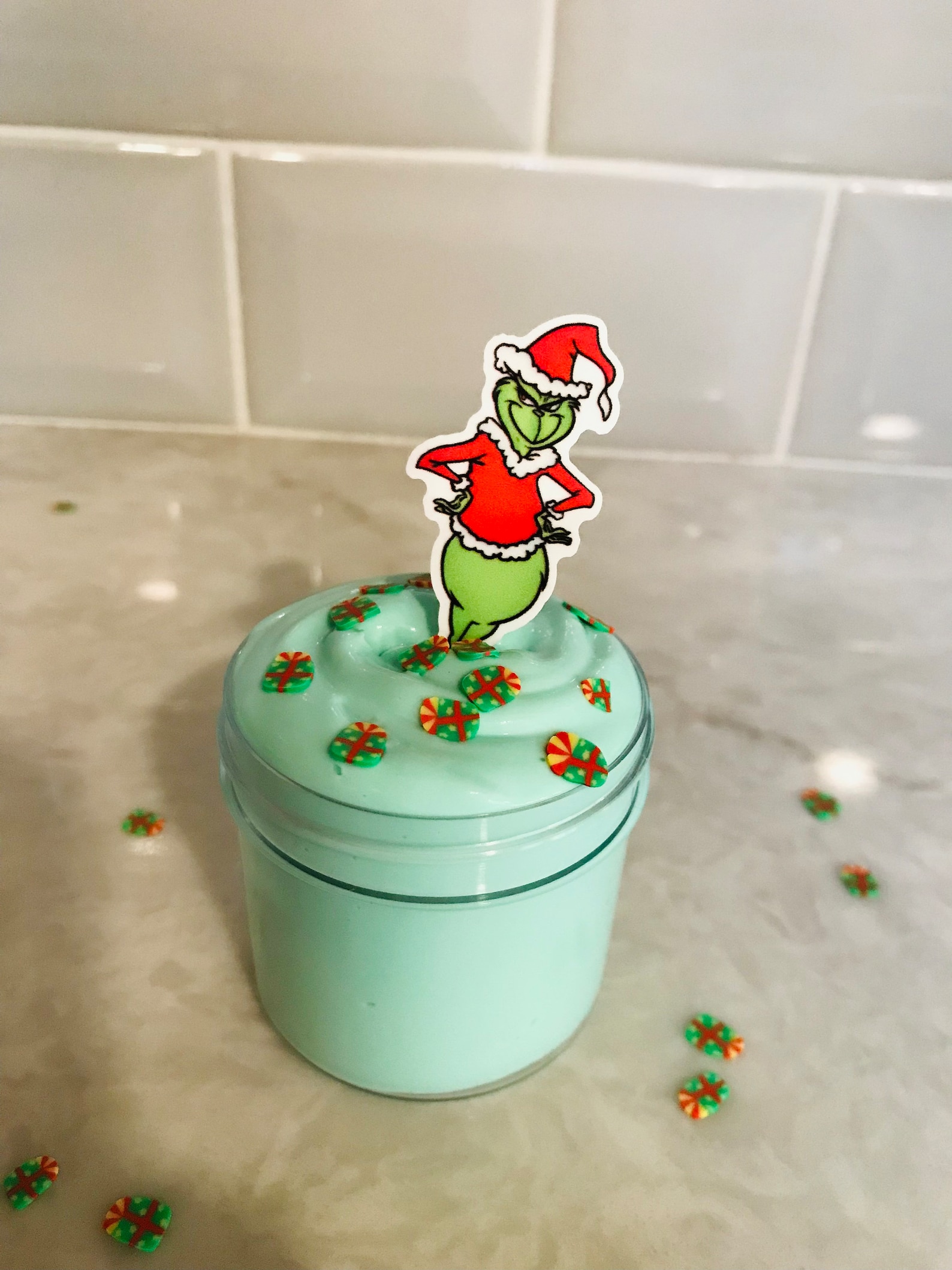 Mr. Grinch Slime Cheap Slime High Quality Slime - Etsy