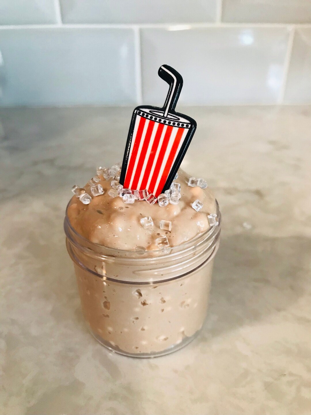 Soda Pop Slime Crunchy Bubble Pops Slime ASMR Brown Floam Slime Scented ...