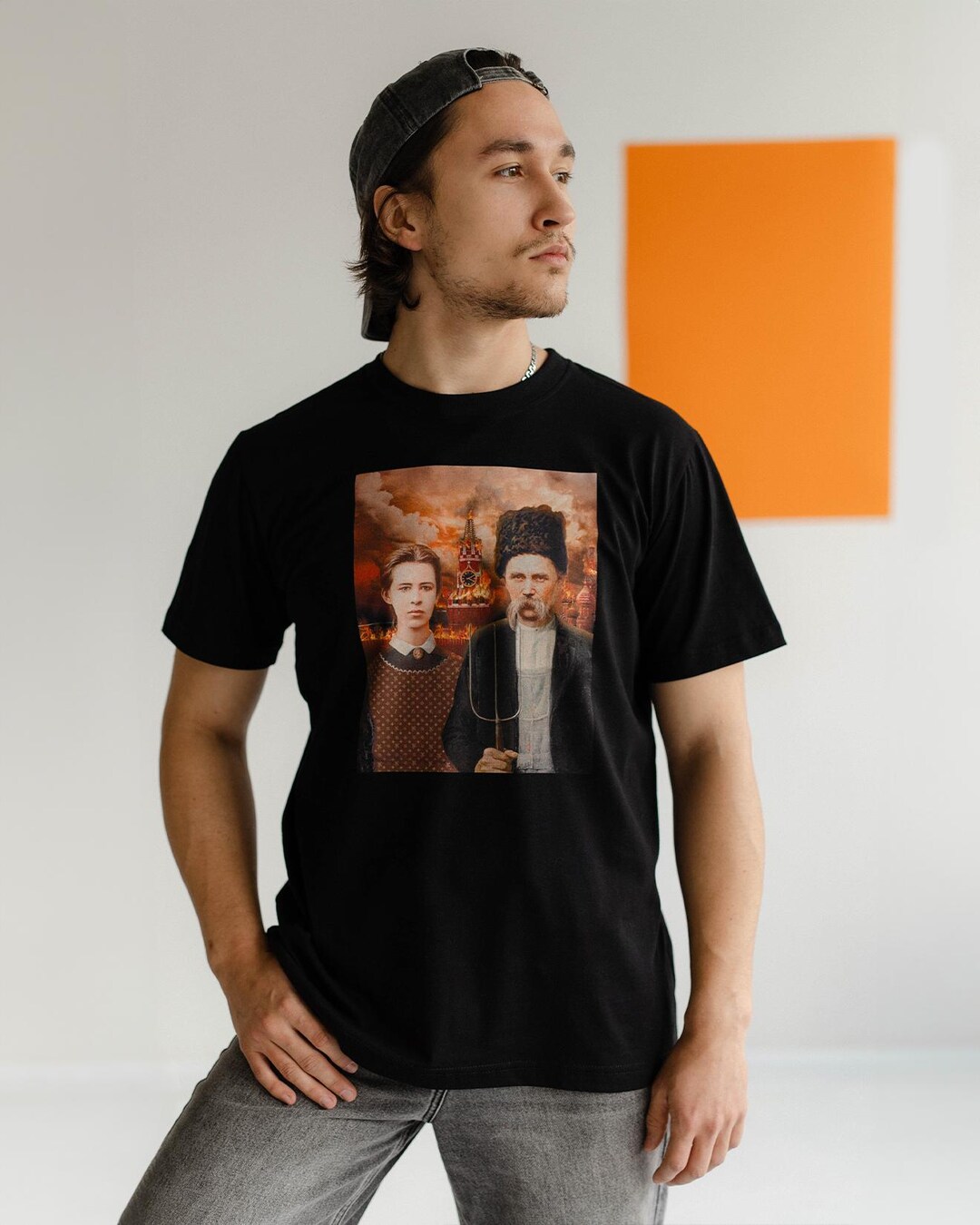 T-shirt With Taras Shevchenko and Lesya Ukrainka | Art T-shirts ...