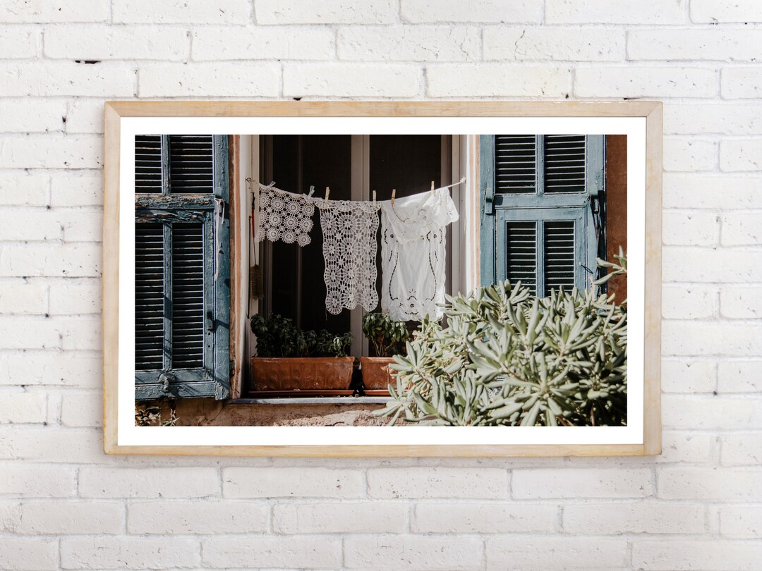 Window Shutters Wall Art, Travel Photography, Digital Download ...
