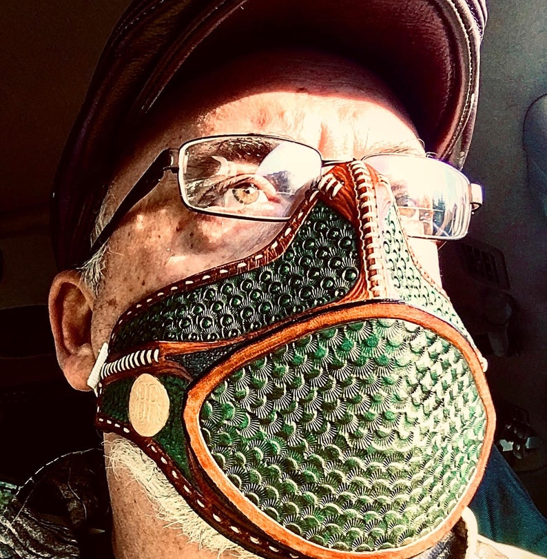 Leather Mask Pattern - Reynolds Leather 52 - Etsy