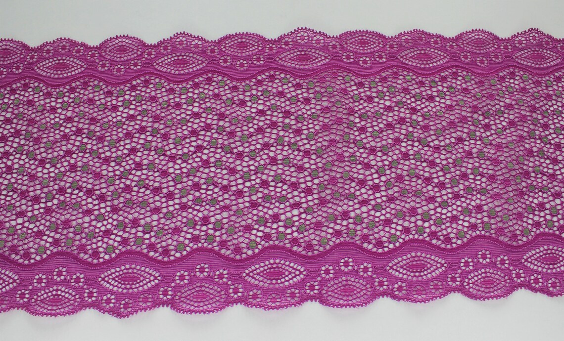 Encaje elástico para ropa interior 16 cm cinta de encaje rosa | Etsy
