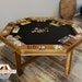 Spinning Center Board Game Table and Poker Table | Game Table With Top ...