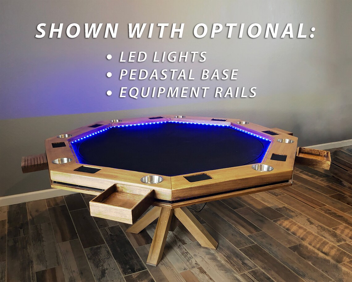 Spinning Center Board Game Table and Poker Table Game Table - Etsy ...