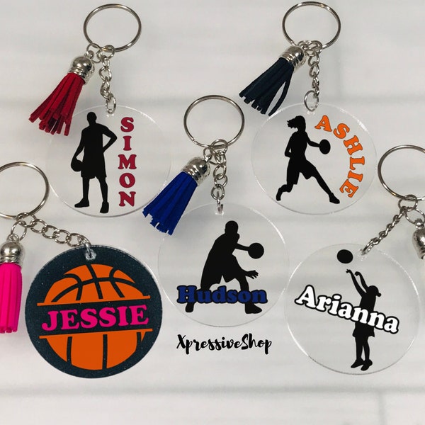 Basketball Keychain - Etsy