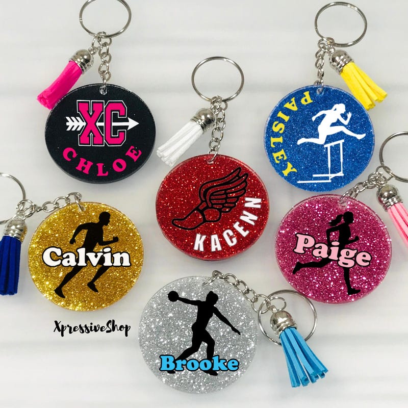 Running Keychain - Etsy
