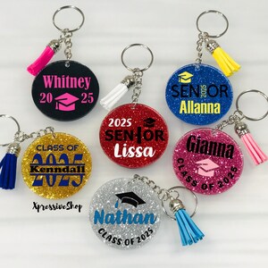 Personalized Graduation Keychain: Custom Graduate Senior Gift, Class of ...