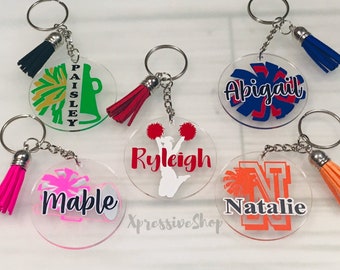 Sport Team Keychains - Etsy