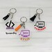 Computer Programmer Keychain: HTML CSS Javascript Coding Gift, Software ...