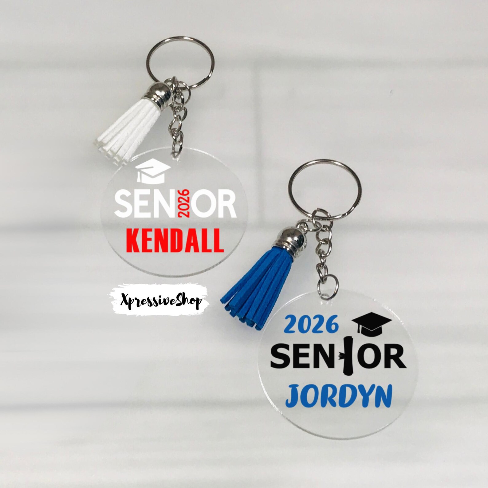 Personalized 2026 Graduation Keychain: Custom Senior Class of 2026 ...