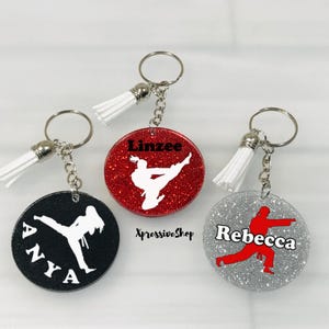 Personalized Martial Arts Keychain: Handmade Karate, Judo, Taekwondo ...