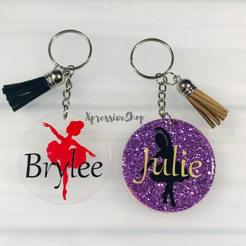Personalized Ballet Keychains Ballet Dancer Squad Ballet - Etsy