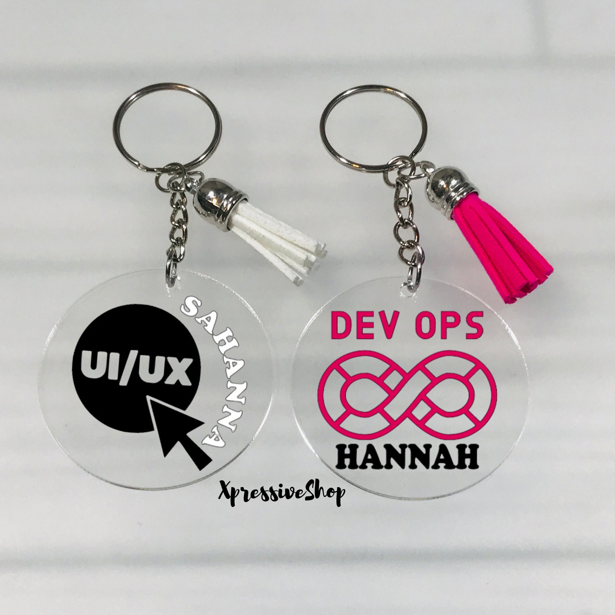 Computer Programmer Keychain: HTML CSS Javascript Coding Gift, Software Engineer Computer ...