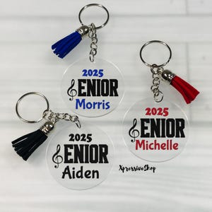 Personalized Marching Band Keychain, School Band Gift, School Band ...